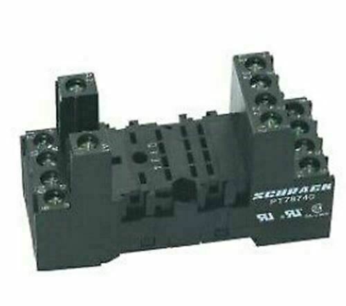 Relay Socket DIN Rail Mounting PT78740 Schrack 6a 250v ac new – IT ...
